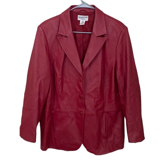 Pendleton | Jackets & Coats | Pedlenton Vintage Leather 9s Novelty ...